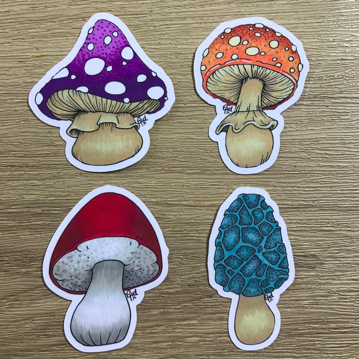 Magic Toadstools Sticker Set | Elf Celf