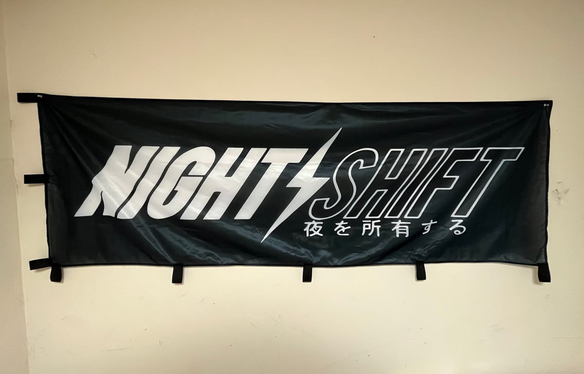 Night⚡️Shift Nobori Flag | Night Shift Crew
