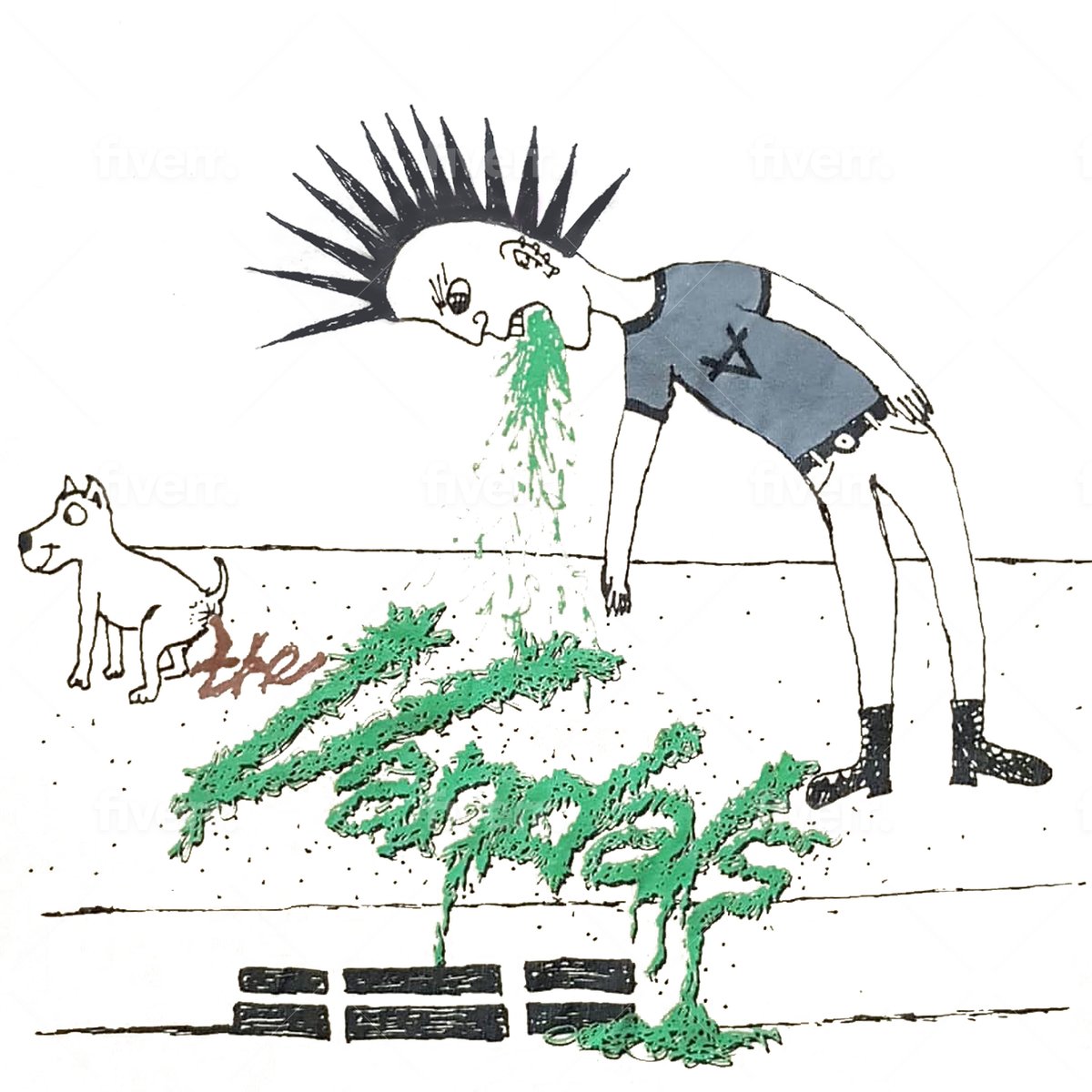 The Vandals Puke Shirt | The Vandals