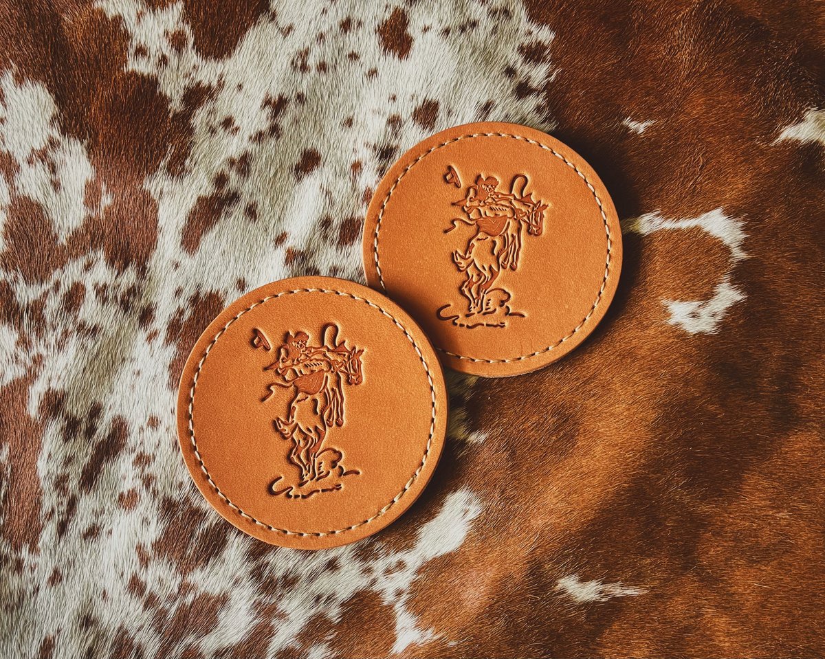 Cowboy Coasters (Saddle Tan) | Golden Age Supply Co.