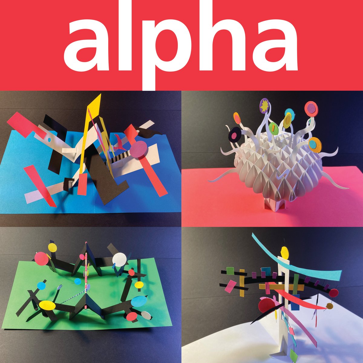 alpha | Pop-Up Paper Craft