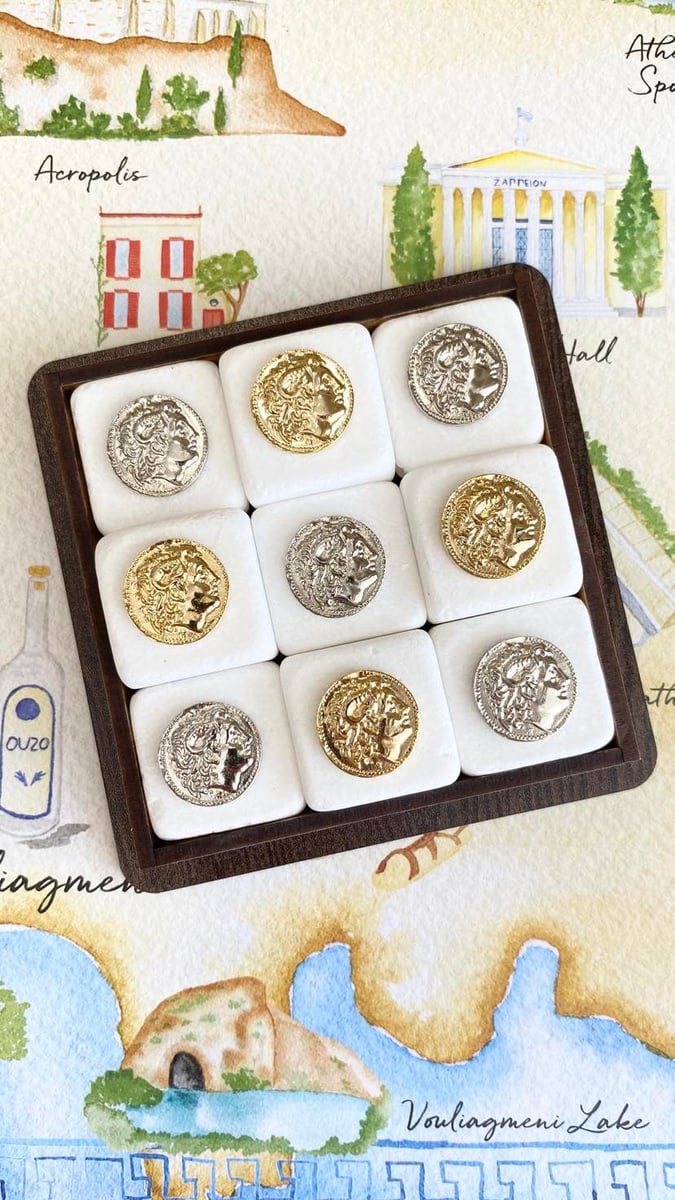 GREEK COIN Noughts & Crosses | Story of Stefania