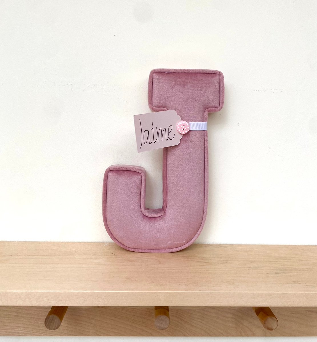 PREMIUM FABRIC LETTER WITH NAMETAG | Laura’s Love Letters