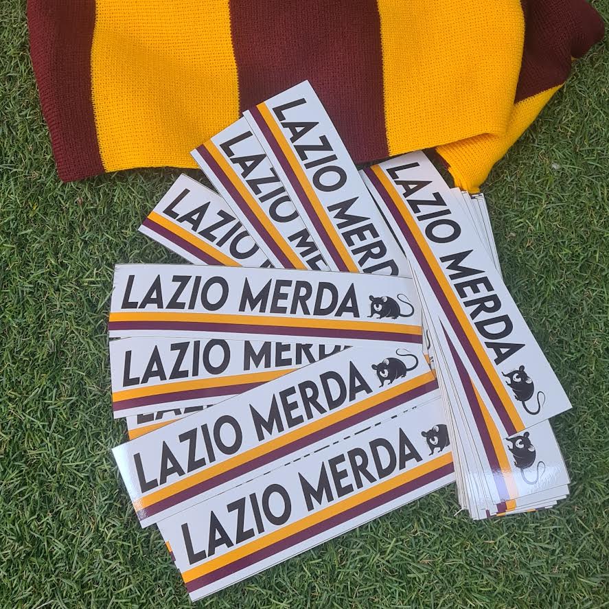 STICKERS PACK "LAZIO MERDA" | BRAVIRAGAZZISHOP