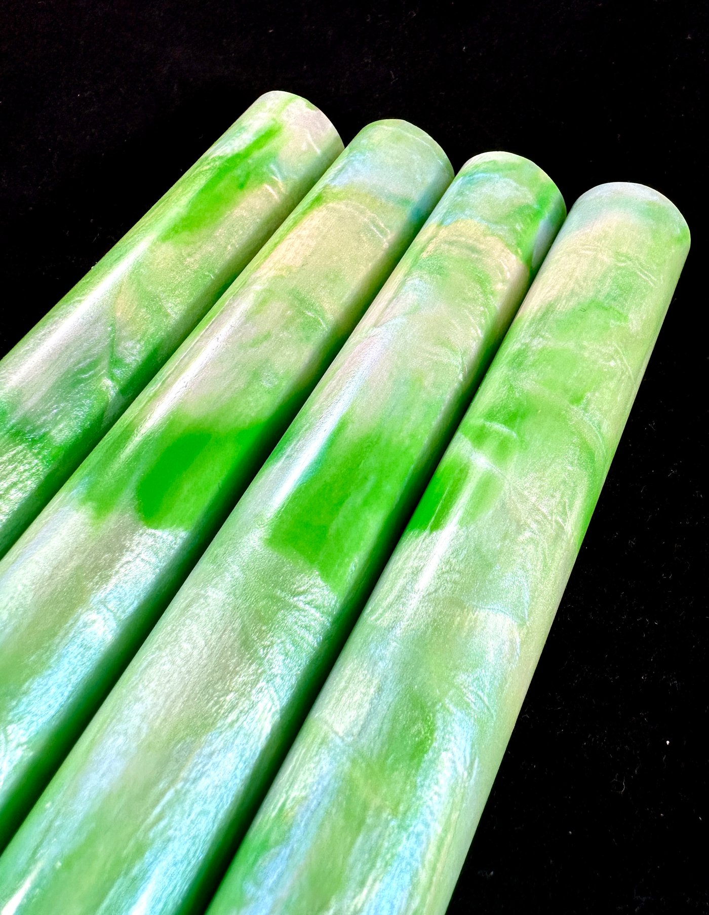 'Green Abalone' Bespoke Pen Blanks | Hobble Creek Craftsman
