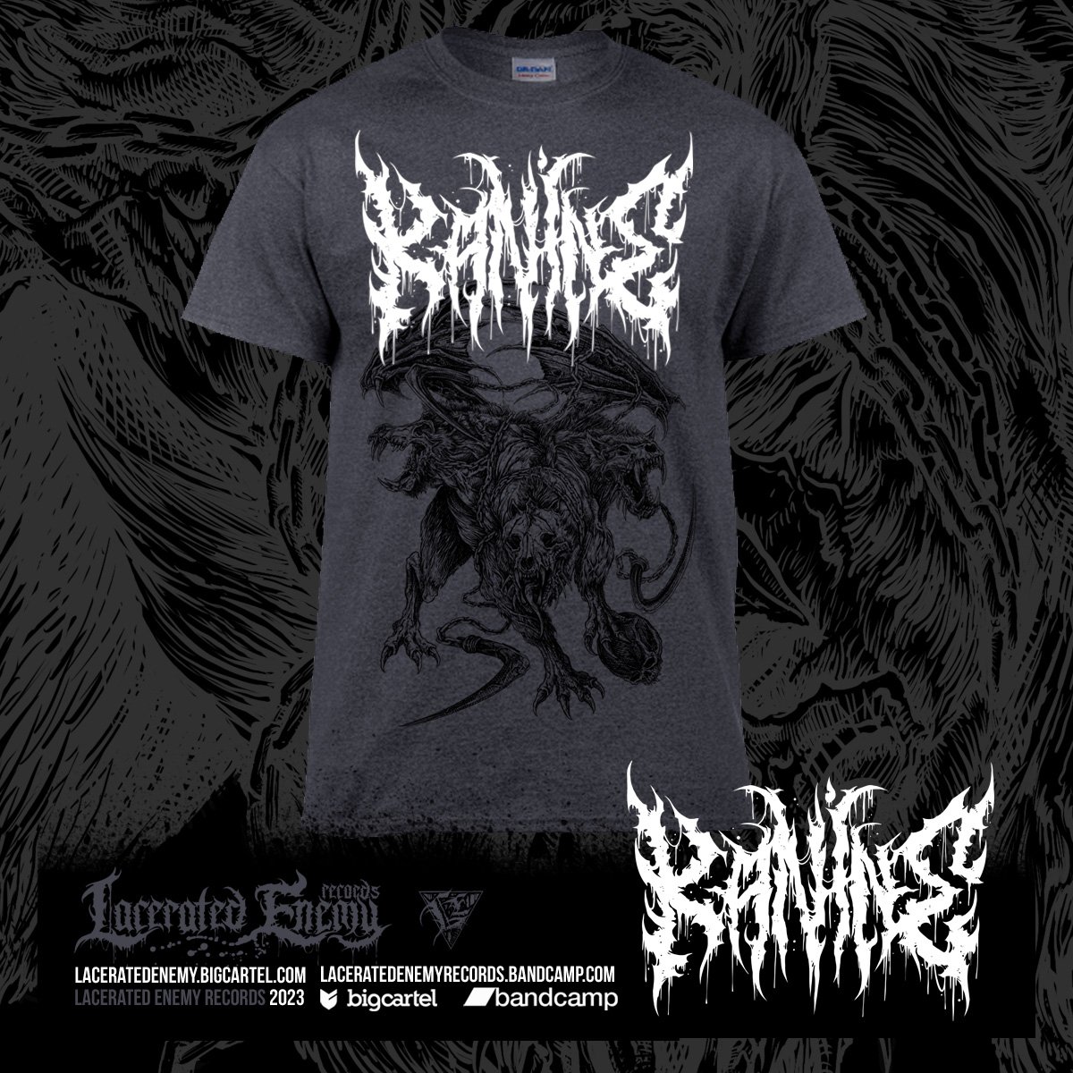 KANINE - Cerberus - Grey TS | LACERATED ENEMY E-store