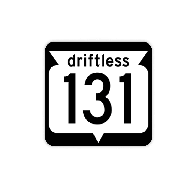 driftless highway 131 sticker | driftless.earth