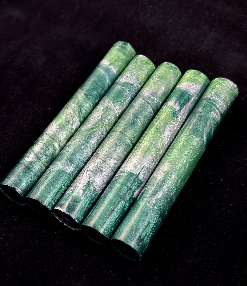 'Green Day' Bespoke Pen Blanks | Hobble Creek Craftsman