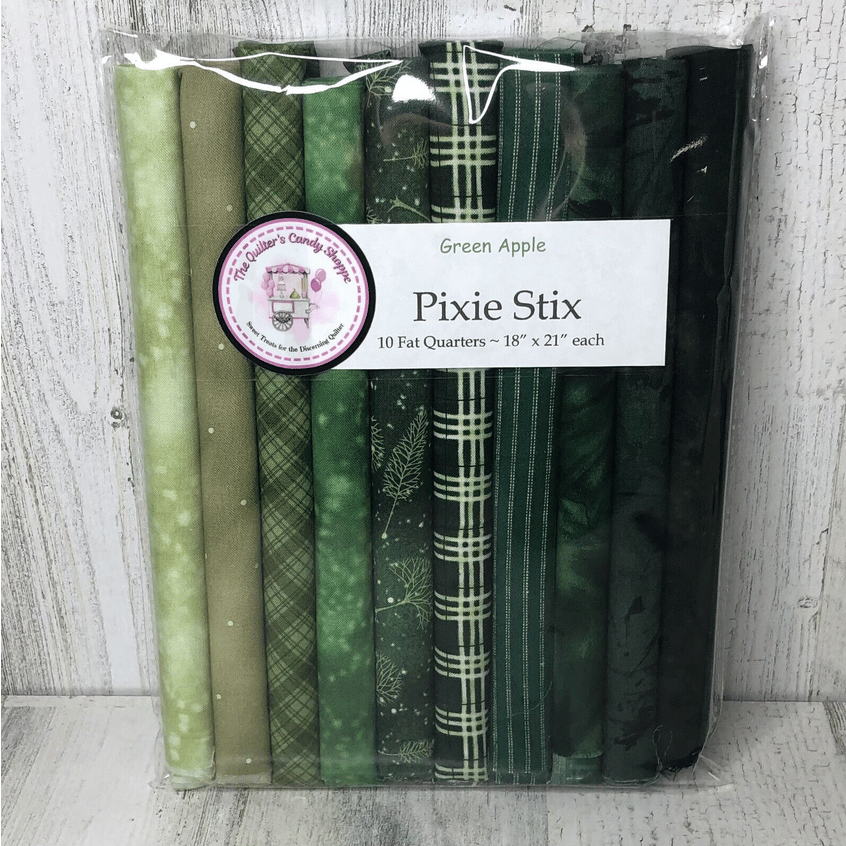 PIXIE STIX-Green Apple - 10 FQ Asst. Color Pack | The Quilter's Candy ...