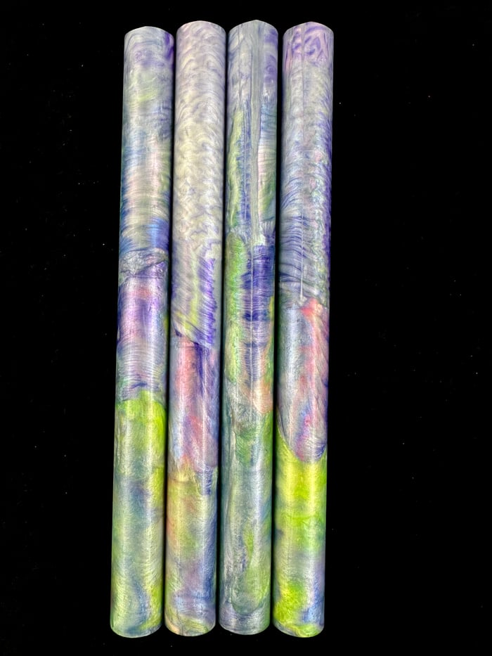 'Prismatic' Bespoke Pen Blanks | Hobble Creek Craftsman