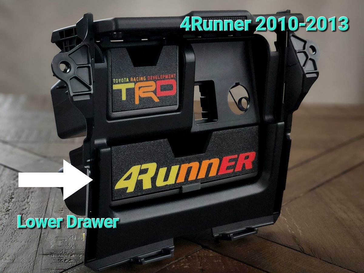 Complete Lower Cubby Drawer (Toyota 5th Gen 4Runner 2010-2013) | Remedy3D