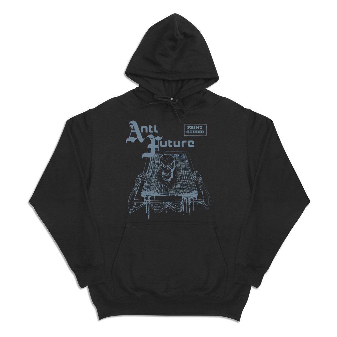 HEAD SPLITTER HOOD - BLACK | ANTI FUTURE PRINT STUDIO