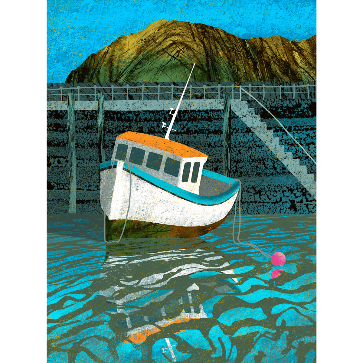 Ilfracombe Boats and Harbour | Alison Rowe Prints
