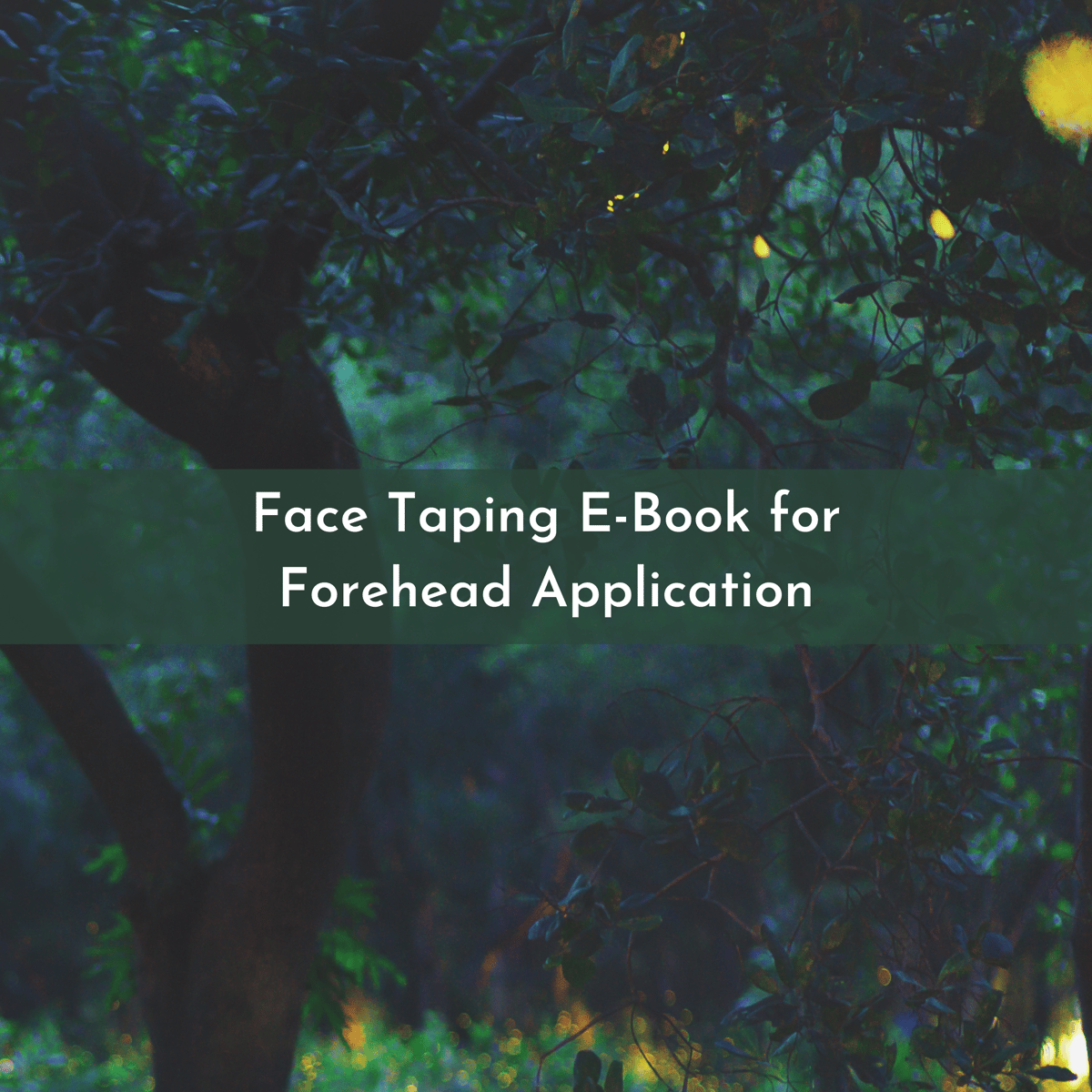 Face Taping E-Book for Forehead & Frown Lines | FireflyFormula