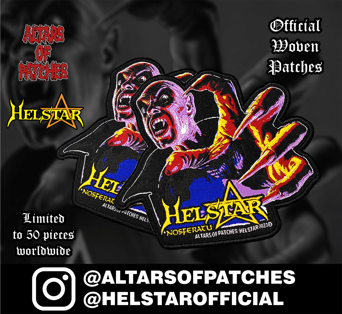 Helstar - "Nosferatu" Official Patch | Altars of Patches