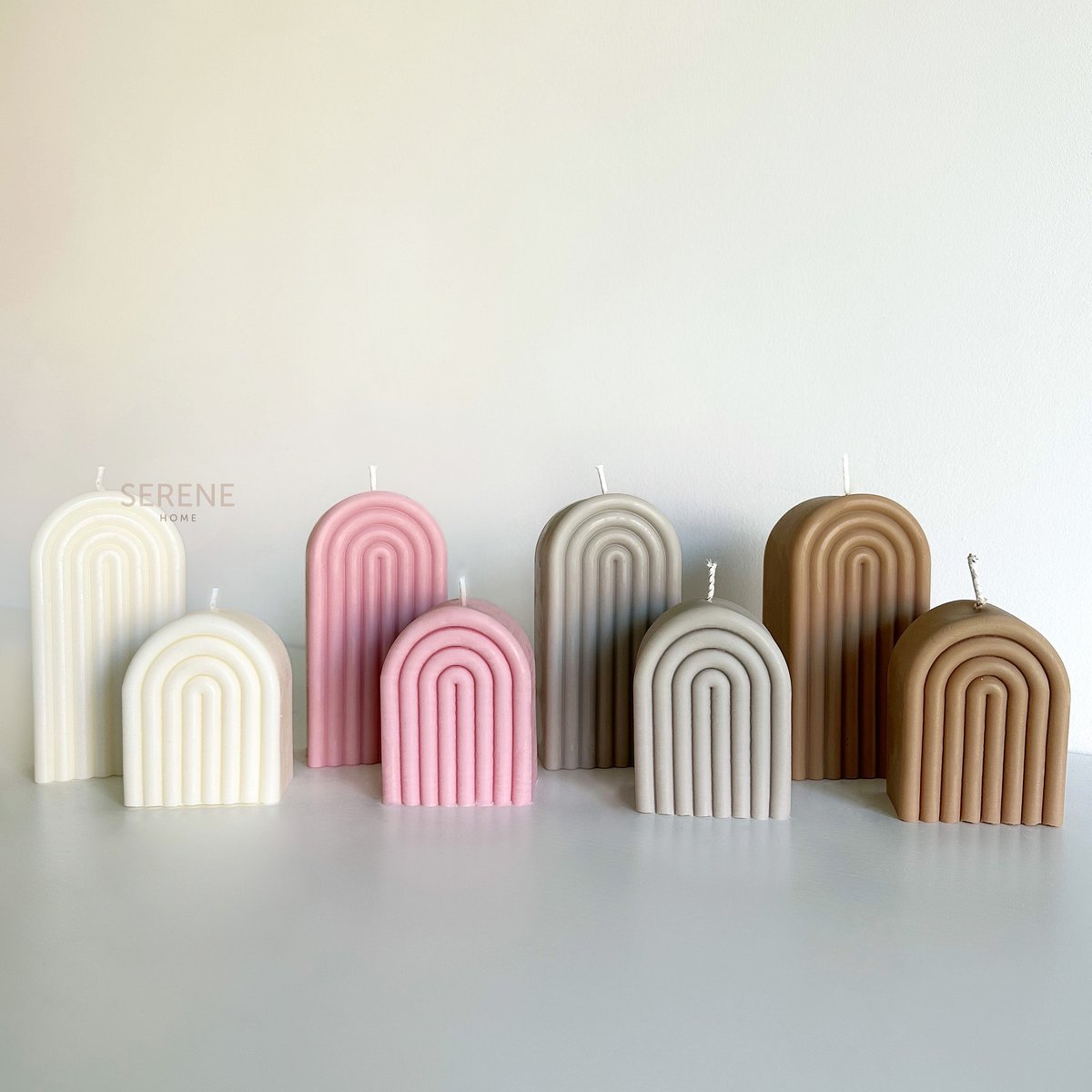 Arch Pillar Candle | Serene Home