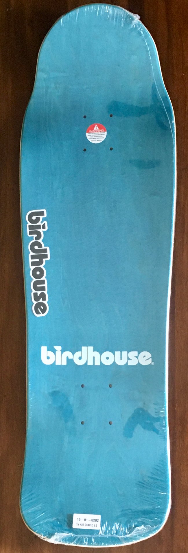 TONY HAWK BIRDHOUSE SKATEBOARD DECK PIZZA HUT SHAPED BROWN STAIN ...