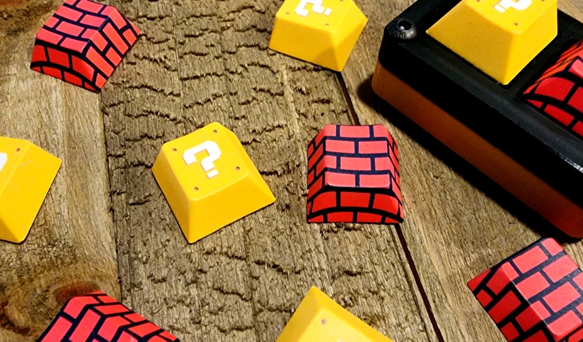 MARIO BLOCKS V1 KEYCAP SET (LOW STOCK) | Coqui Creations Threads
