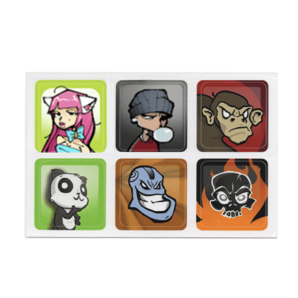 Gamerpics Sticker Sheet | Anne Hero