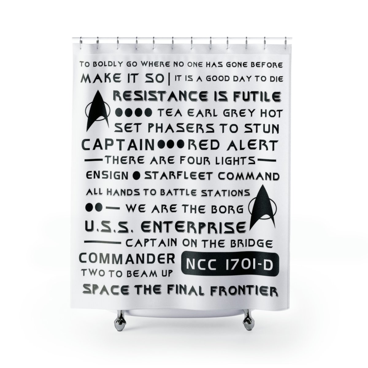 Star Trek Feature Shower Curtain | Trekdom By Artworx