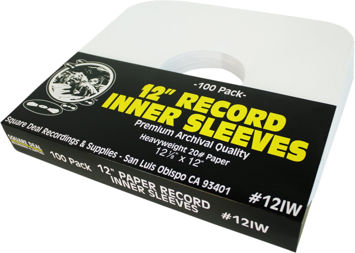 12" Record Inner Sleeves (10ct) | Rotten To The Core Records