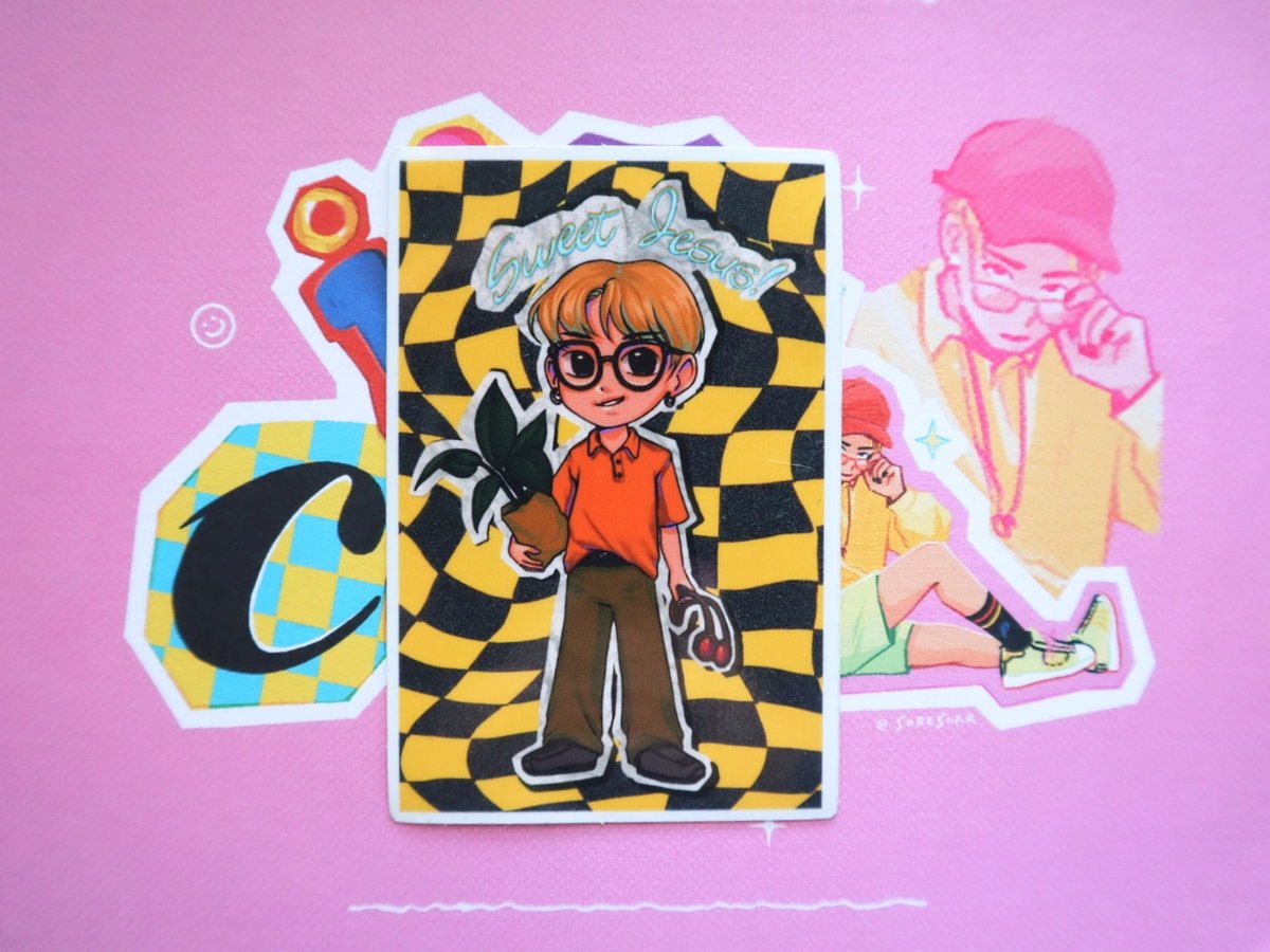 Yellow Cab Sticker | Space Fruit Shop