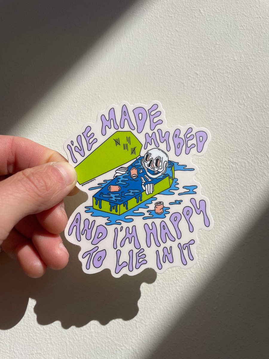 My Bed Sticker | EMMA ATTERBURY