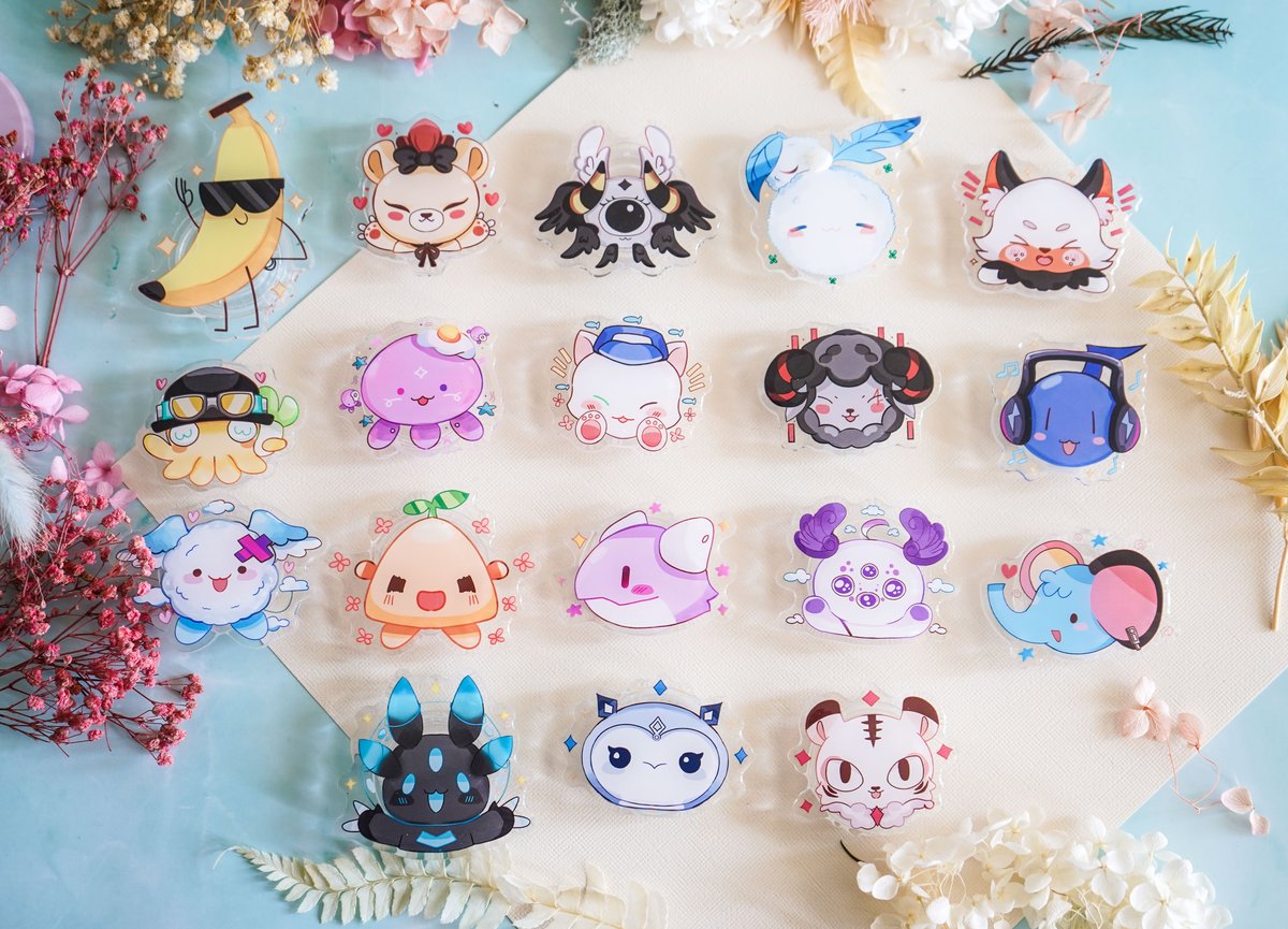 Nijisanji En Mascot Acrylic Phone Grips Grakanshop