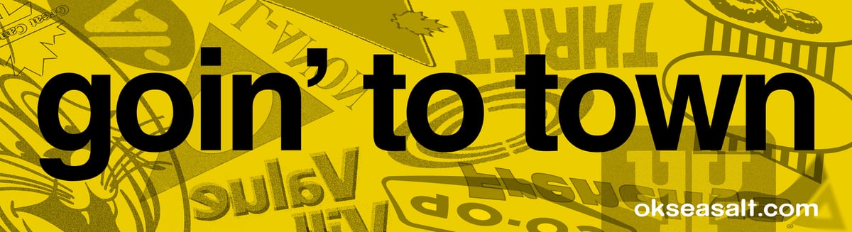 "Goin' To Town" Bumper Sticker Fundraiser | OK Sea Salt