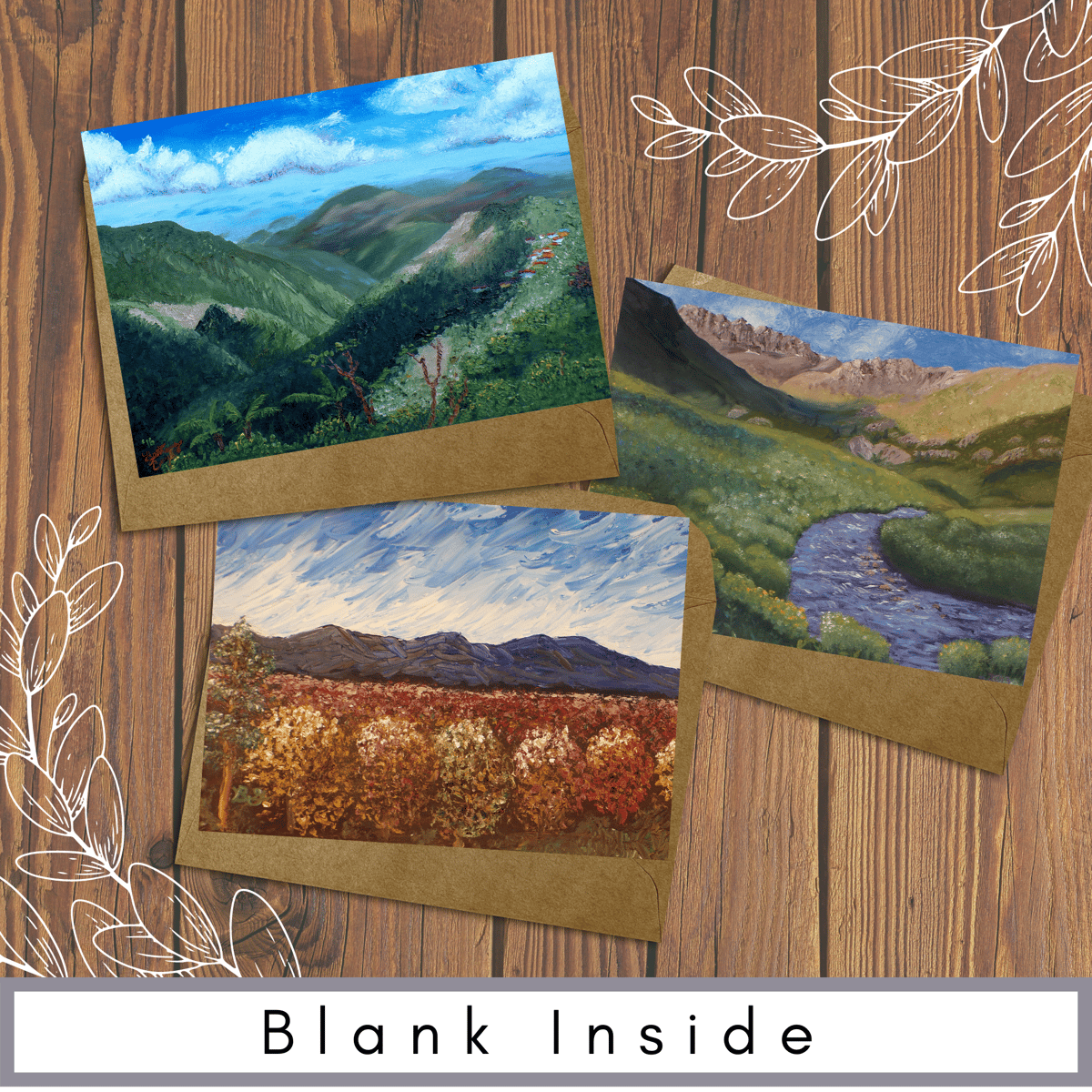 Look to the Mountains Greeting Cards (Pack of 6) | Vivid Sky Art