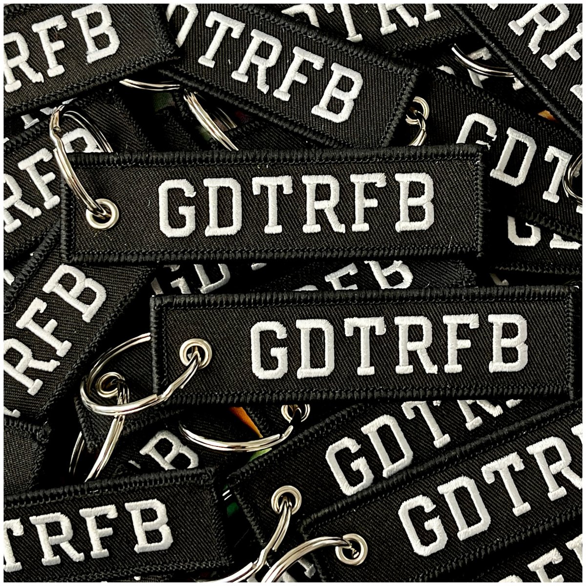 GDTRFB Embroidered Patch Key Chain! | Dead Hats