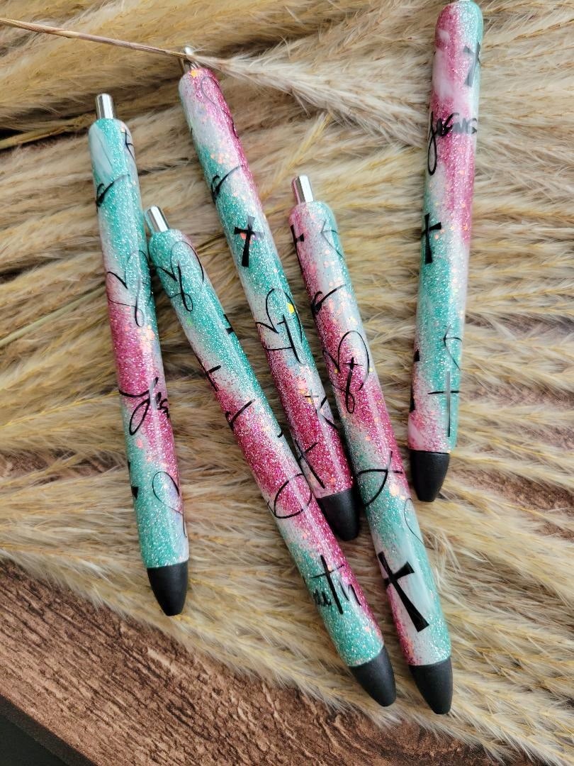 Jesus Glitter Pen | No.21Creations