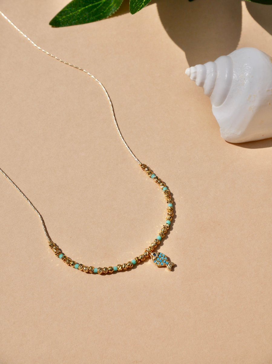 Capri Fish Necklace | Beaches & Cream