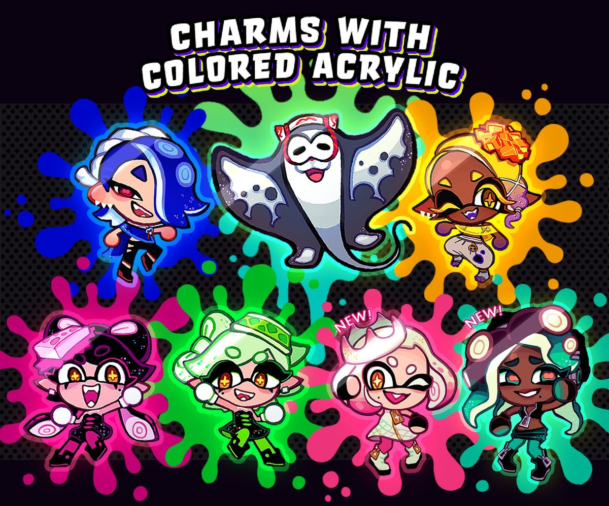 Splatoon Idol Charms! | Conjunx Endurae