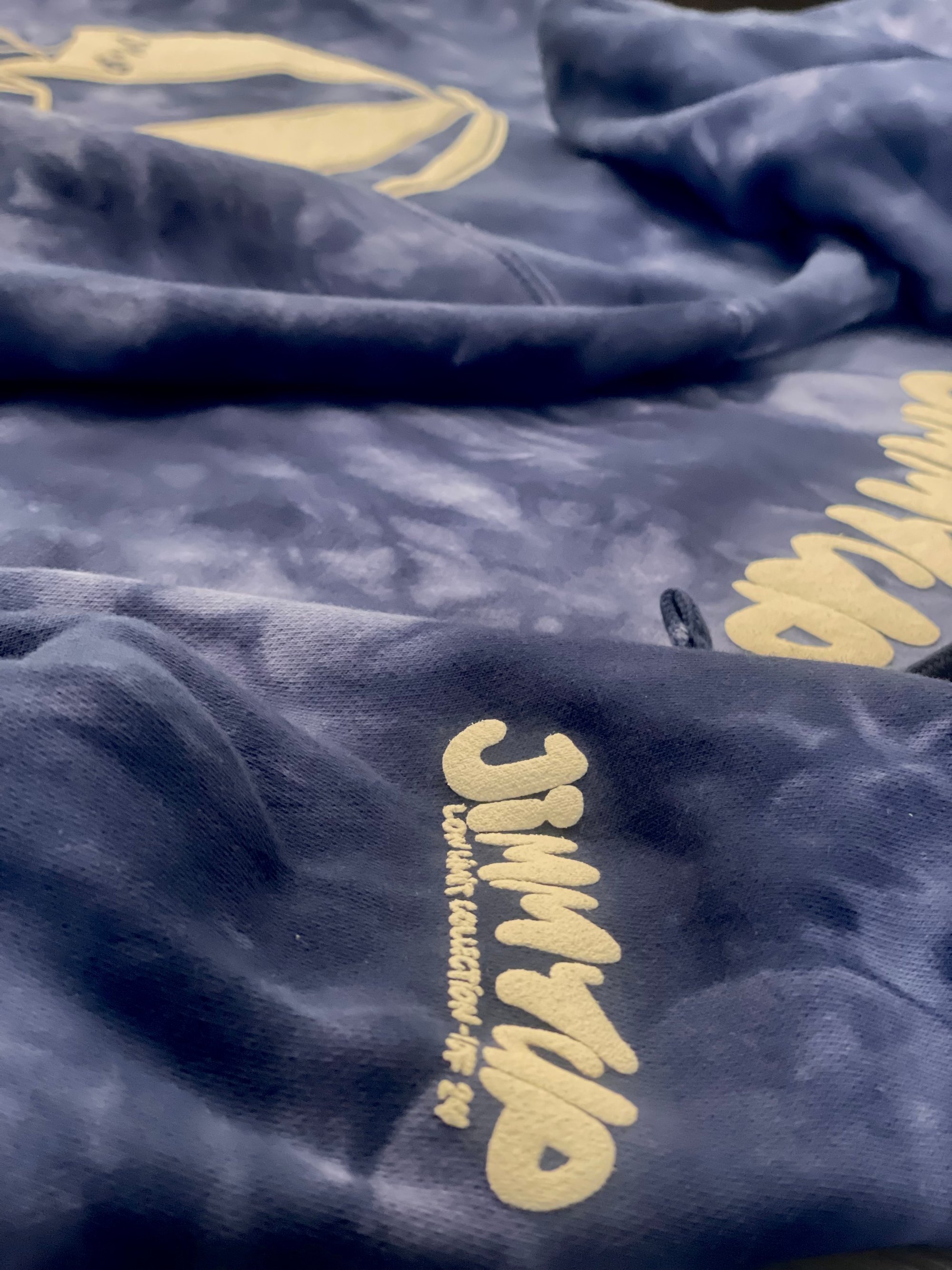 Puff Print Low Limit Umbrella Girl Hoodie - Blue Tie Dye (XL only ... Puff Print Low Limit Umbrella Girl Hoodie - Blue Tie Dye (XL only ...