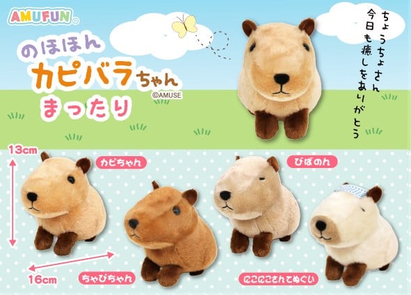 Capybara Plush (M) / Claw Grabby Store