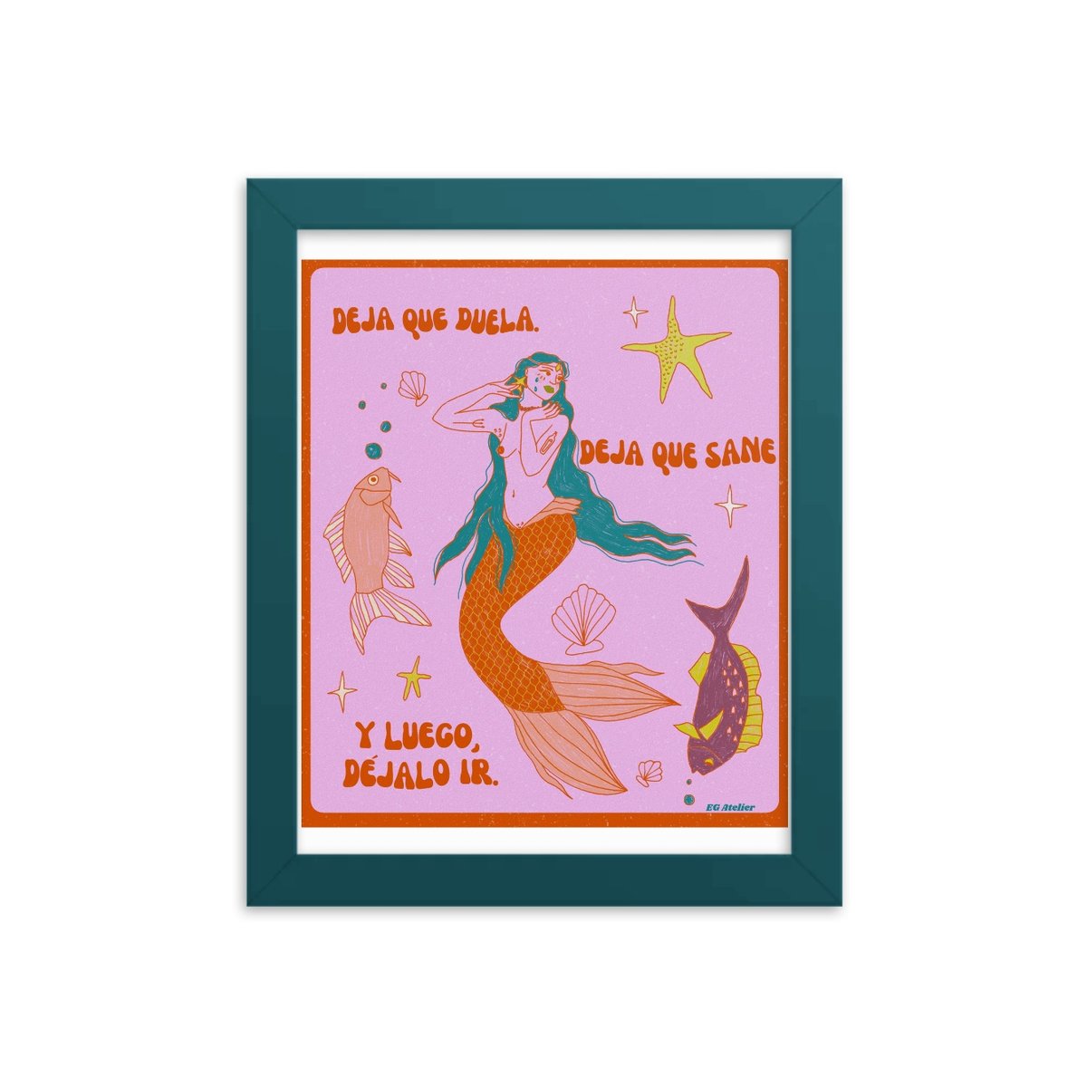 Healing Mermaid print | E.G. Atelier