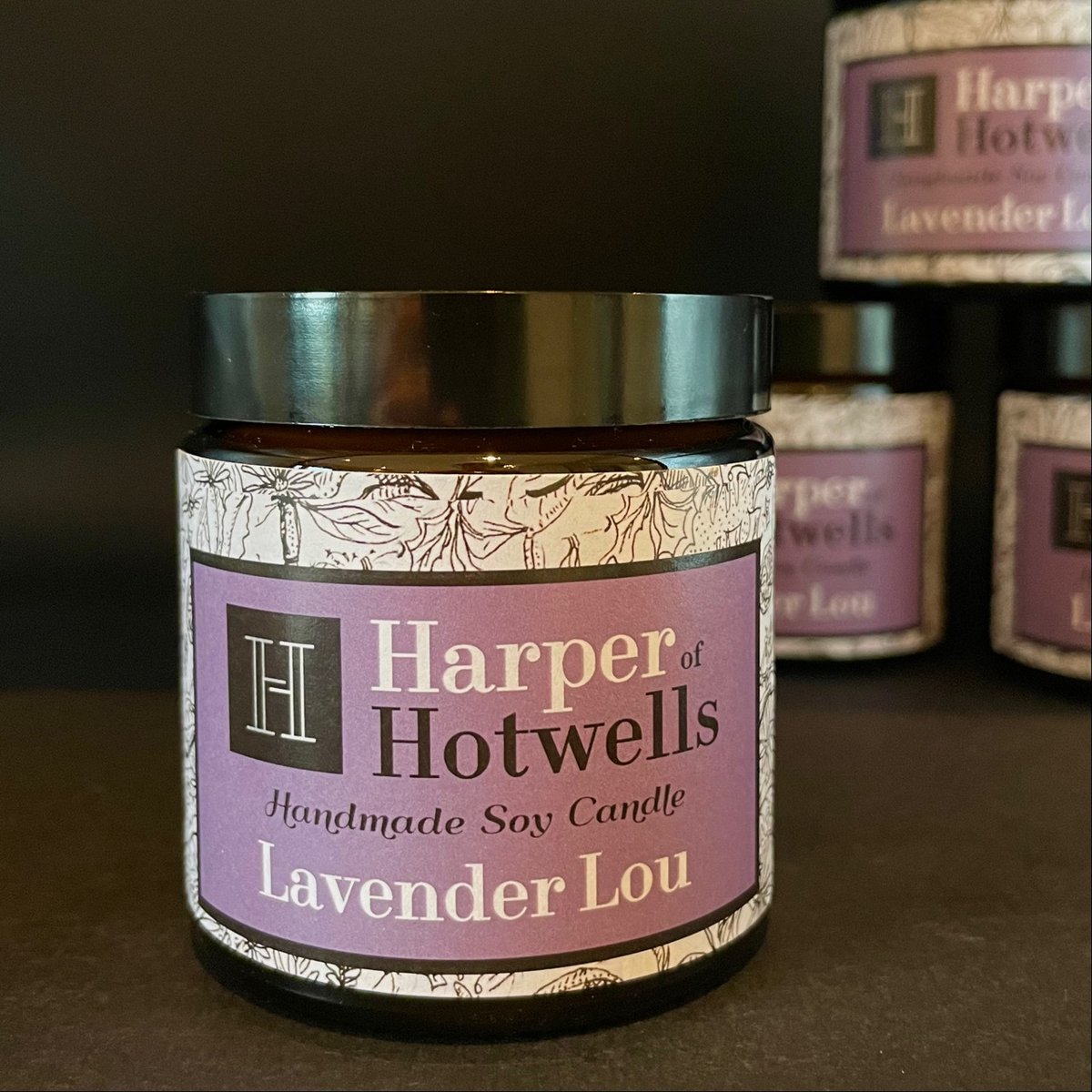 LAVENDER LOU CANDLE IN A JAR | Harper of Hotwells