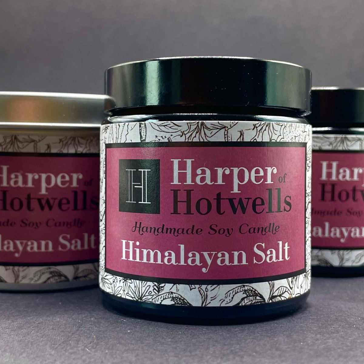 HIMALAYAN SALT SOY CANDLE IN A GLASS JAR | Harper of Hotwells