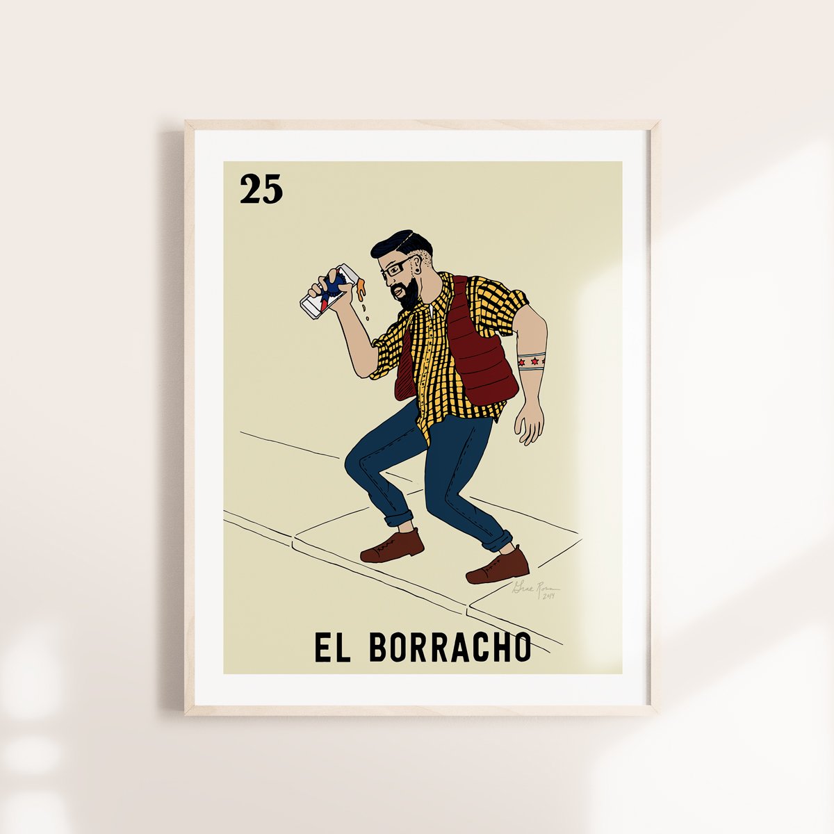 'El Borracho' Print | Palante Works