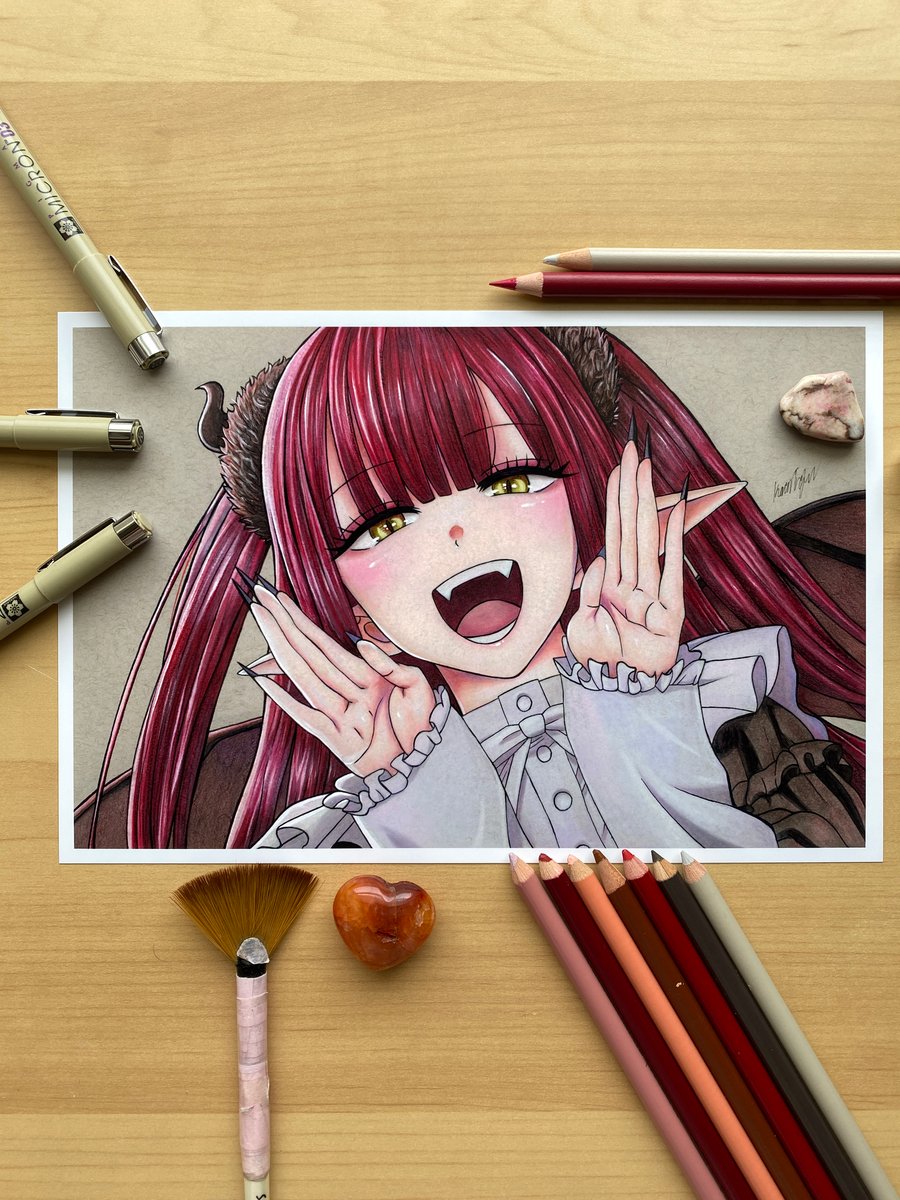 PRINT Marin|DressUp | NekoKaren Art