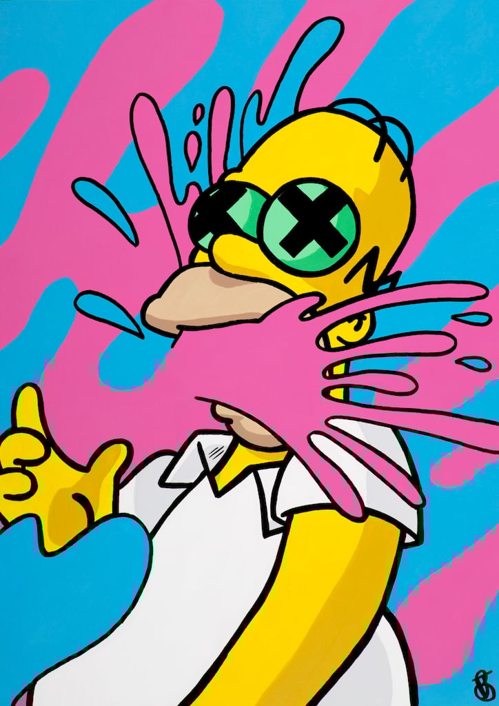 Homer x Toxic Splash | jamiebrindley
