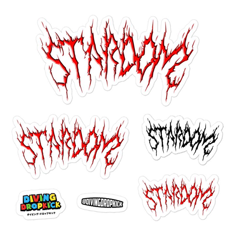 'metal' sticker set | DIVING DROPKICK
