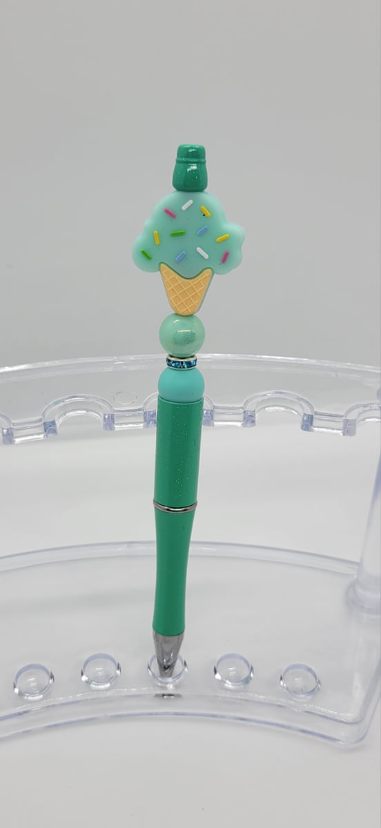 Teal Ice Cream Pen | TheNerdyCreator