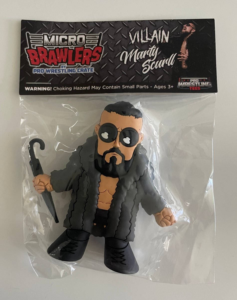 Marty Scurll Micro Brawler | 'The Villain' Marty Scurll