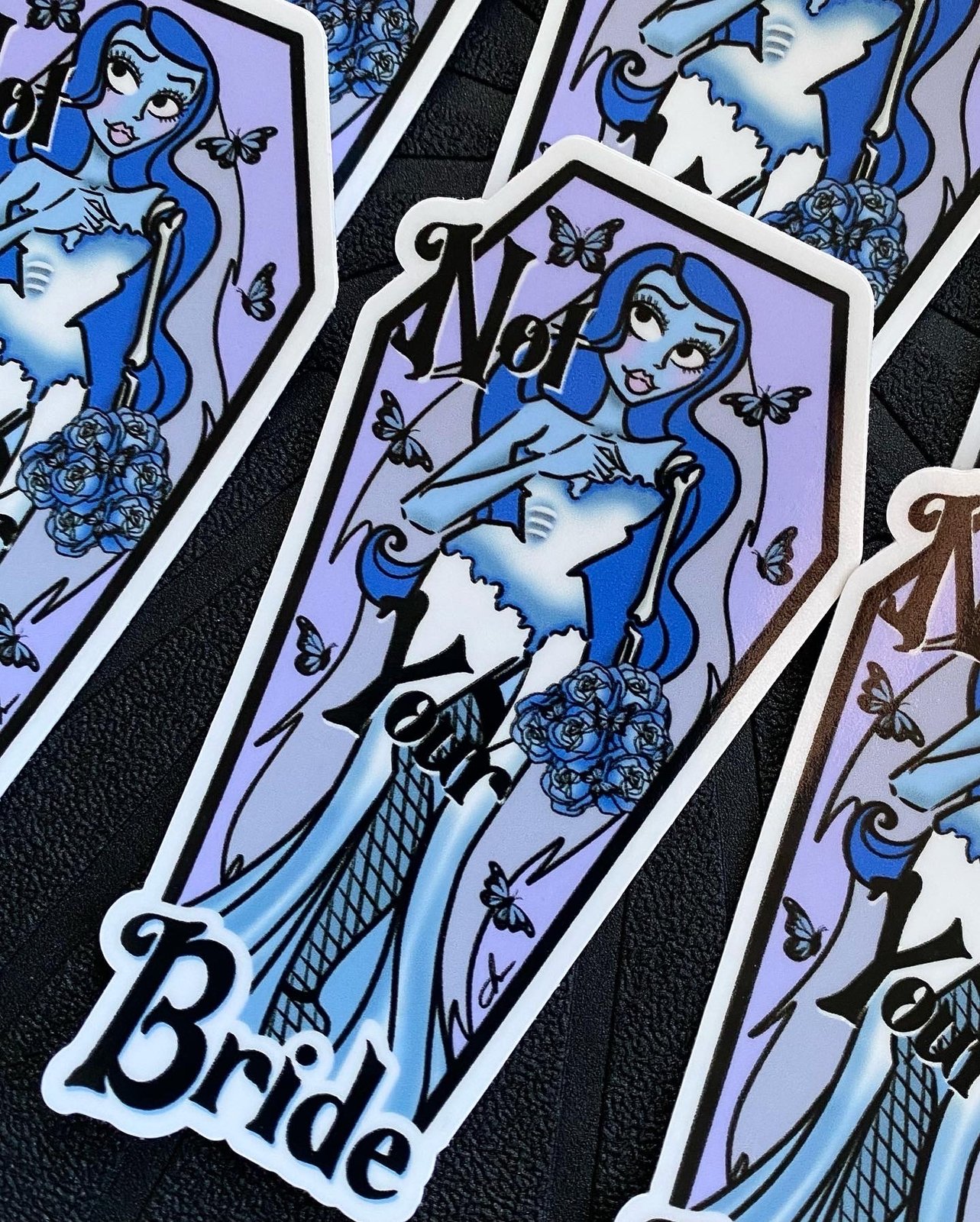 Not Your Bride- Laminated Sticker | Deadly Bombshells