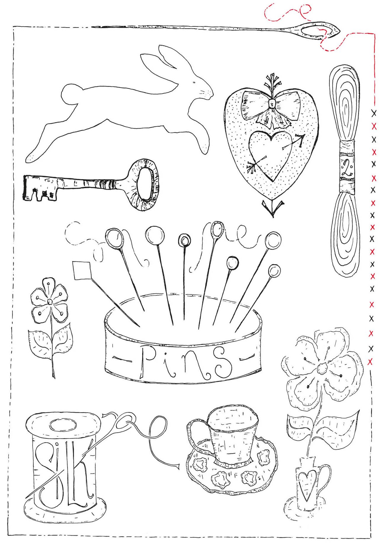 Favourite Motifs V2 (Digital Tracing Templates) | Jessie Chorley the shop