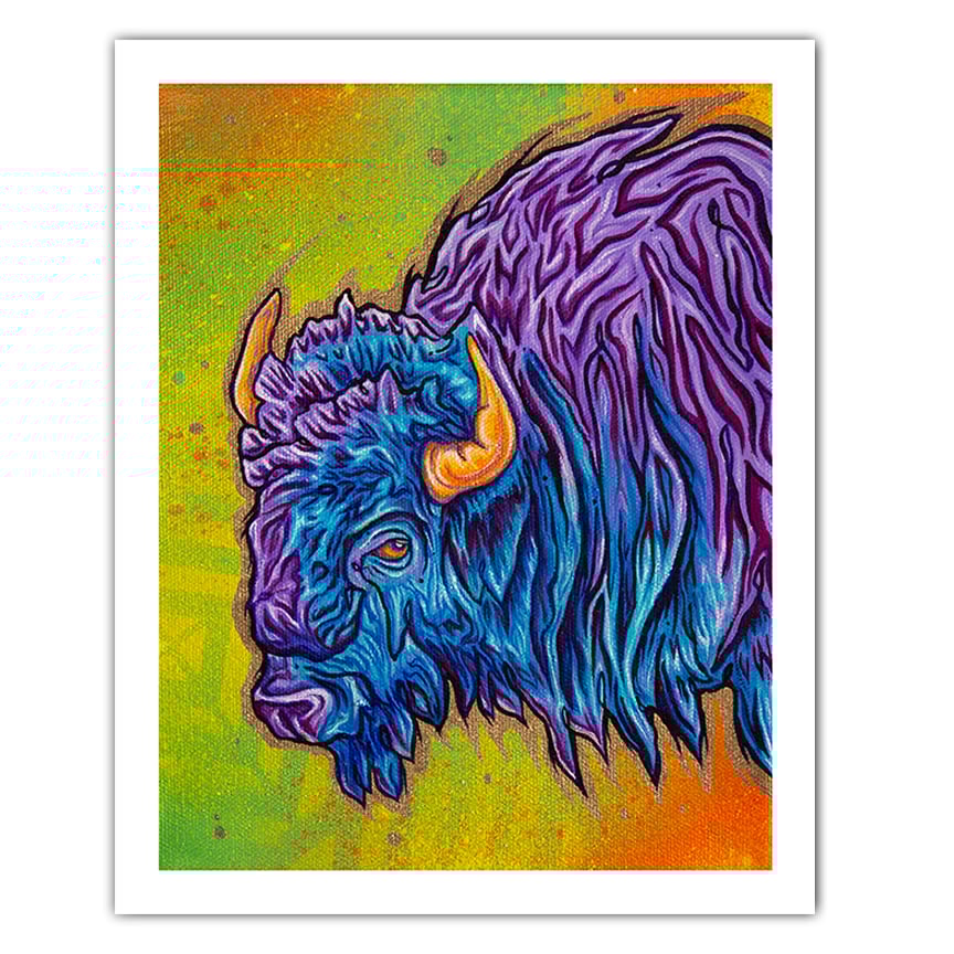 Bison | The Art of Pink Panda