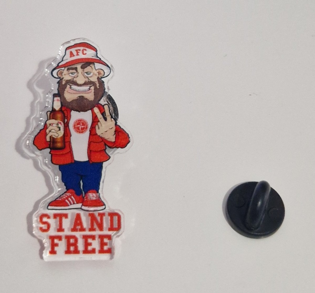 Aberdeen Stand Free Football/ultras badge. | Casuals Attire