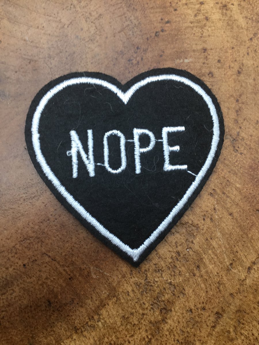 Nope Patch | HolyCrowArt